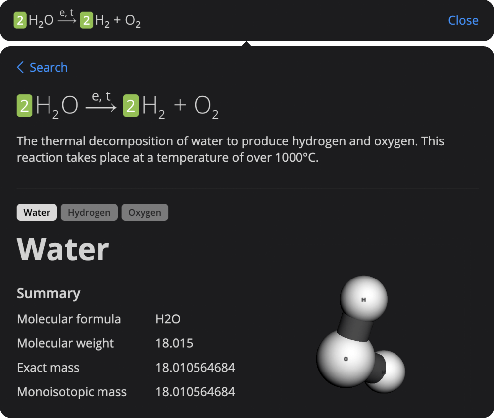Talbica 3: Periodic Table and Chemical Reactions Database